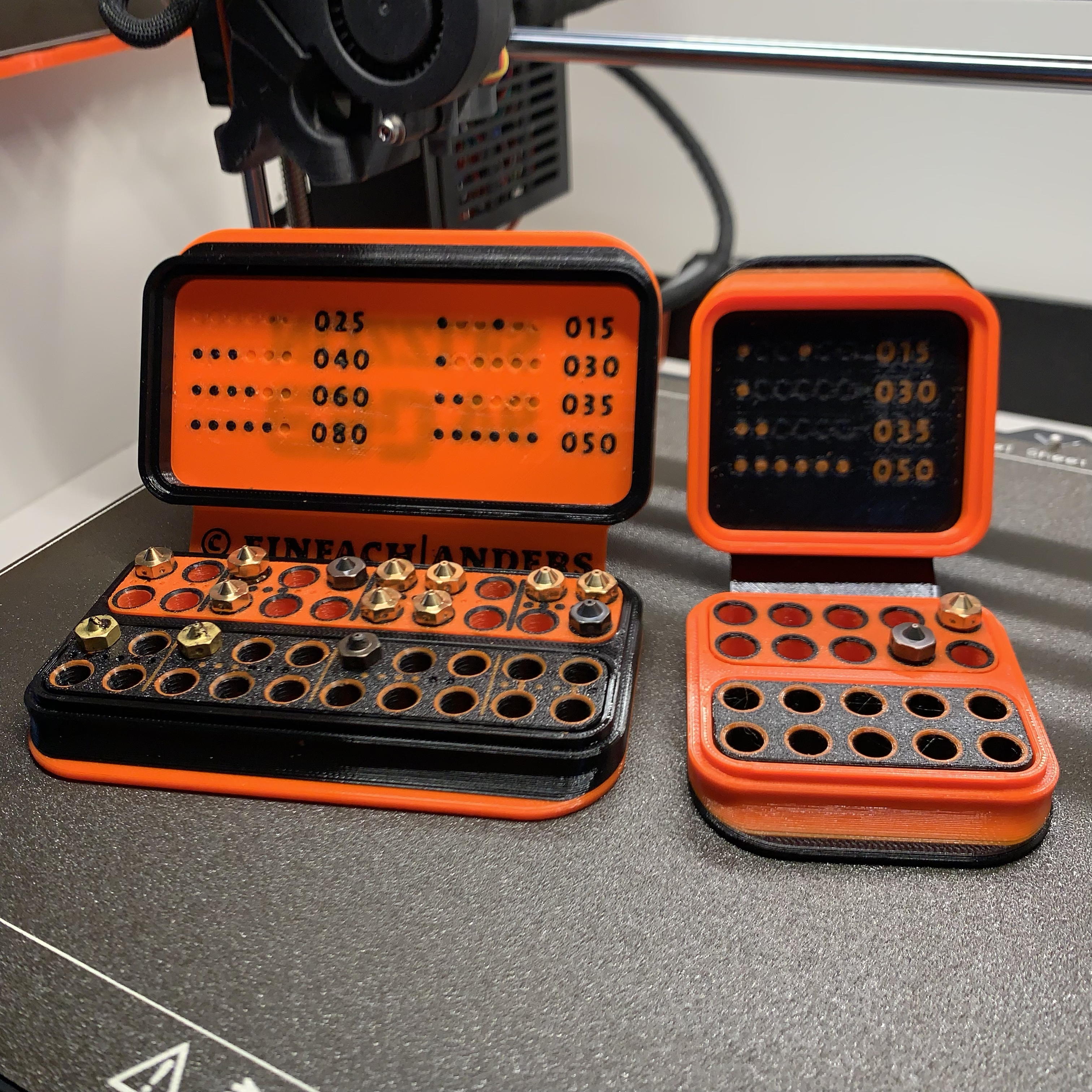 Nozzle Case / Storage Box 20 nozzles by steffanders | Download free STL ...