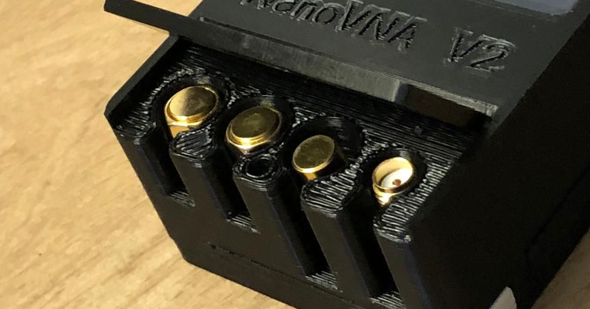 Nano VNA V2 enclosure by Wilfred | Download free STL model | Printables.com