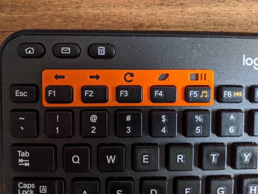 Chromebox function key overlay for K360 keyboard by TK_bit_twiddler ...