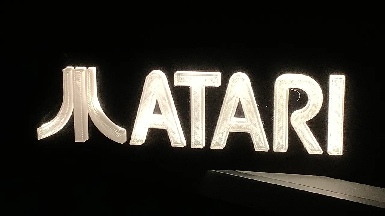 Atari logo LED lamp by krupkaj | Download free STL model | Printables.com