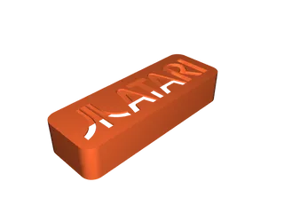 Atari logo LED lamp by krupkaj | Download free STL model | Printables.com