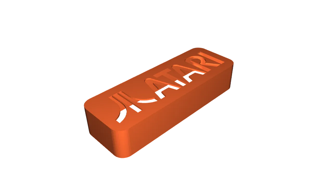 Atari logo LED lamp by krupkaj | Download free STL model | Printables.com