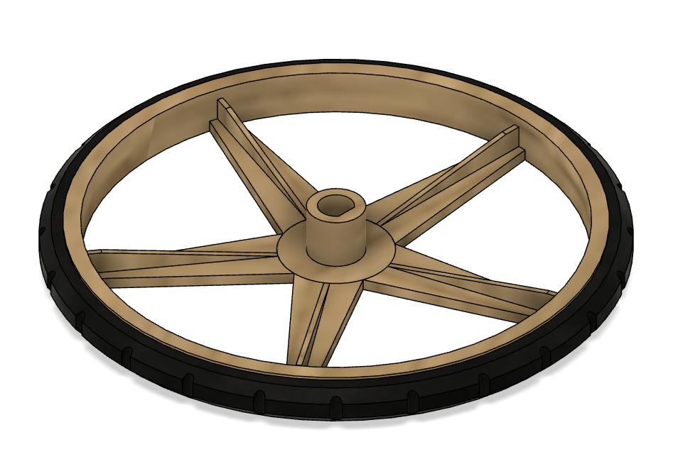 Wheel and Tire: Parametric Model by Matt Thibs | Download free STL ...