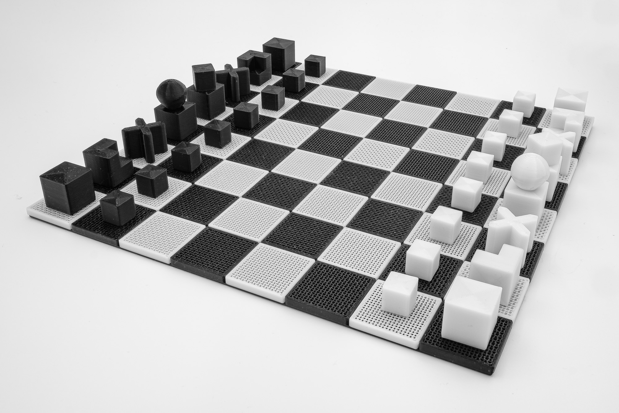 Bauhaus Inspired Chess Set par cewo | Téléchargez gratuitement un ...