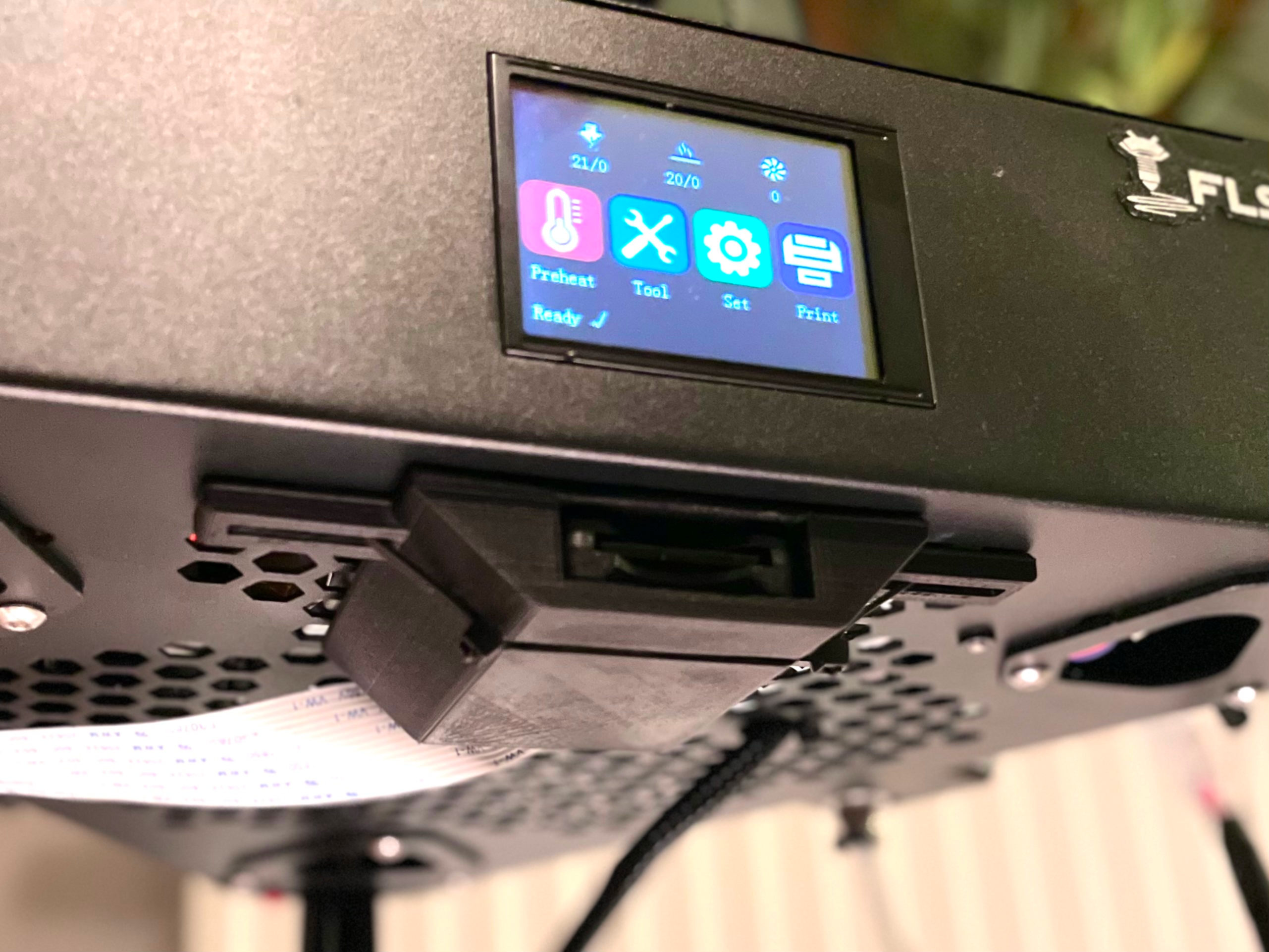 Zip-Tied SD Card Reader (FLSUN Q5) by vivid | Download free STL model ...