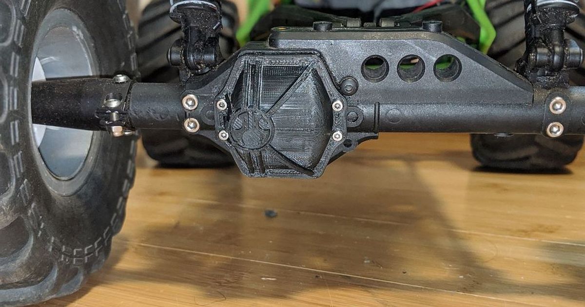 Axial AR60 diff cover (remix) by ltlowe | Download free STL model ...