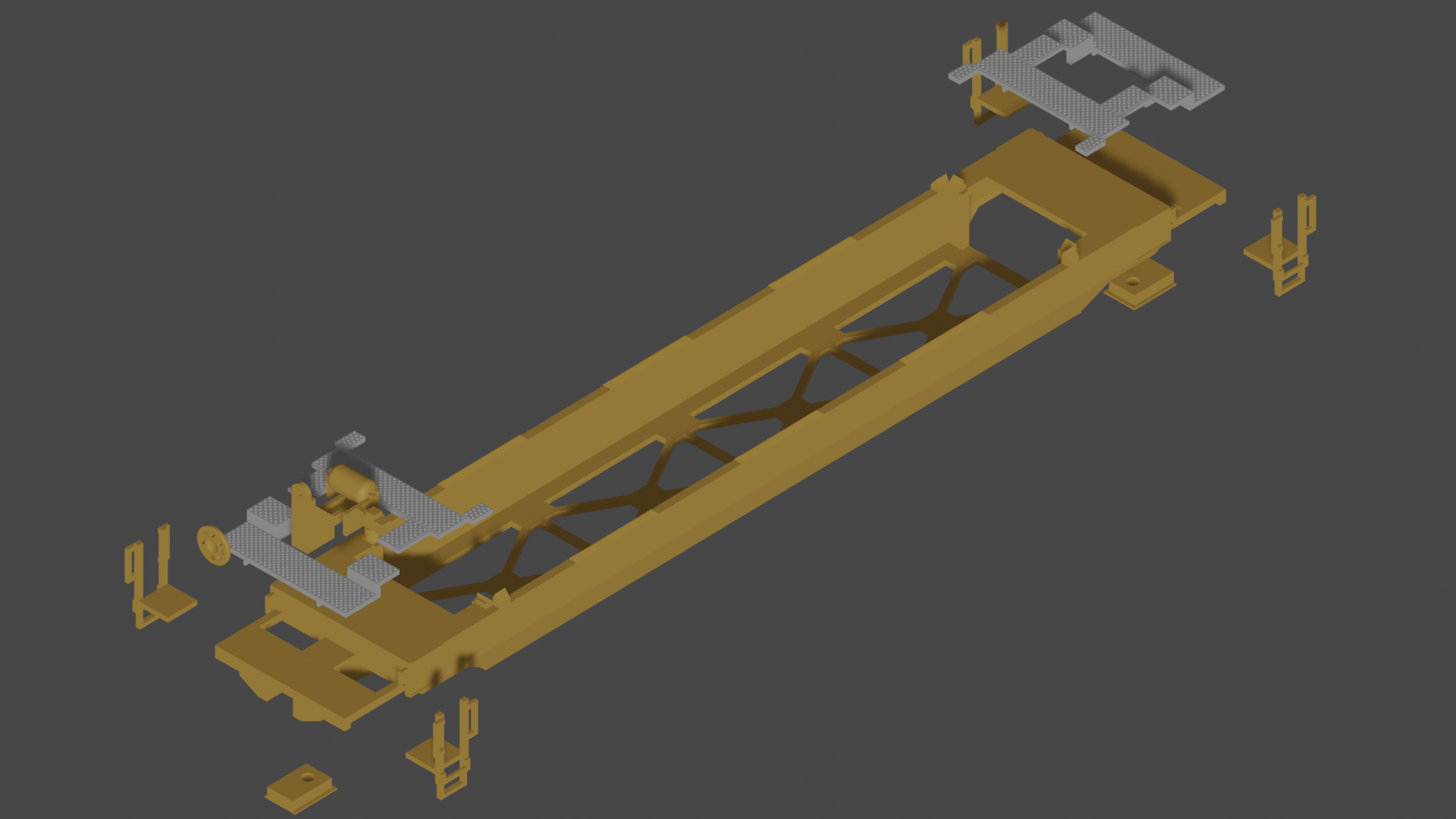 Smooth Sided 40' Intermodal Well Car (HO) by Borgen Models | Download ...