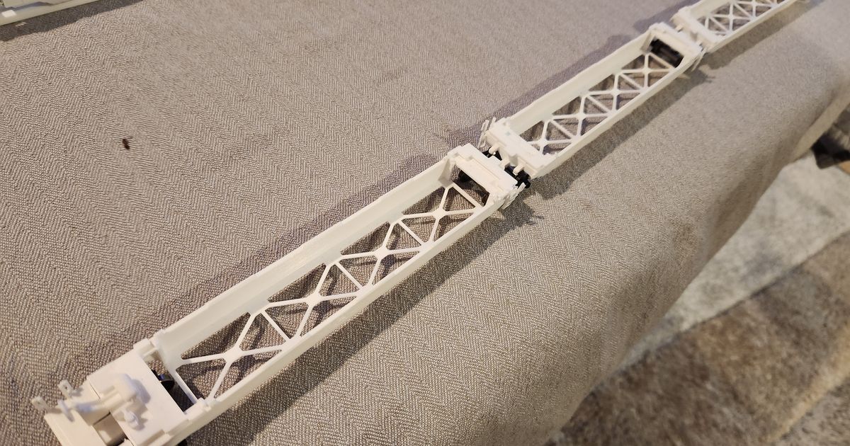 Smooth Sided 40' Intermodal Well Car (HO) by Borgen Models | Download ...