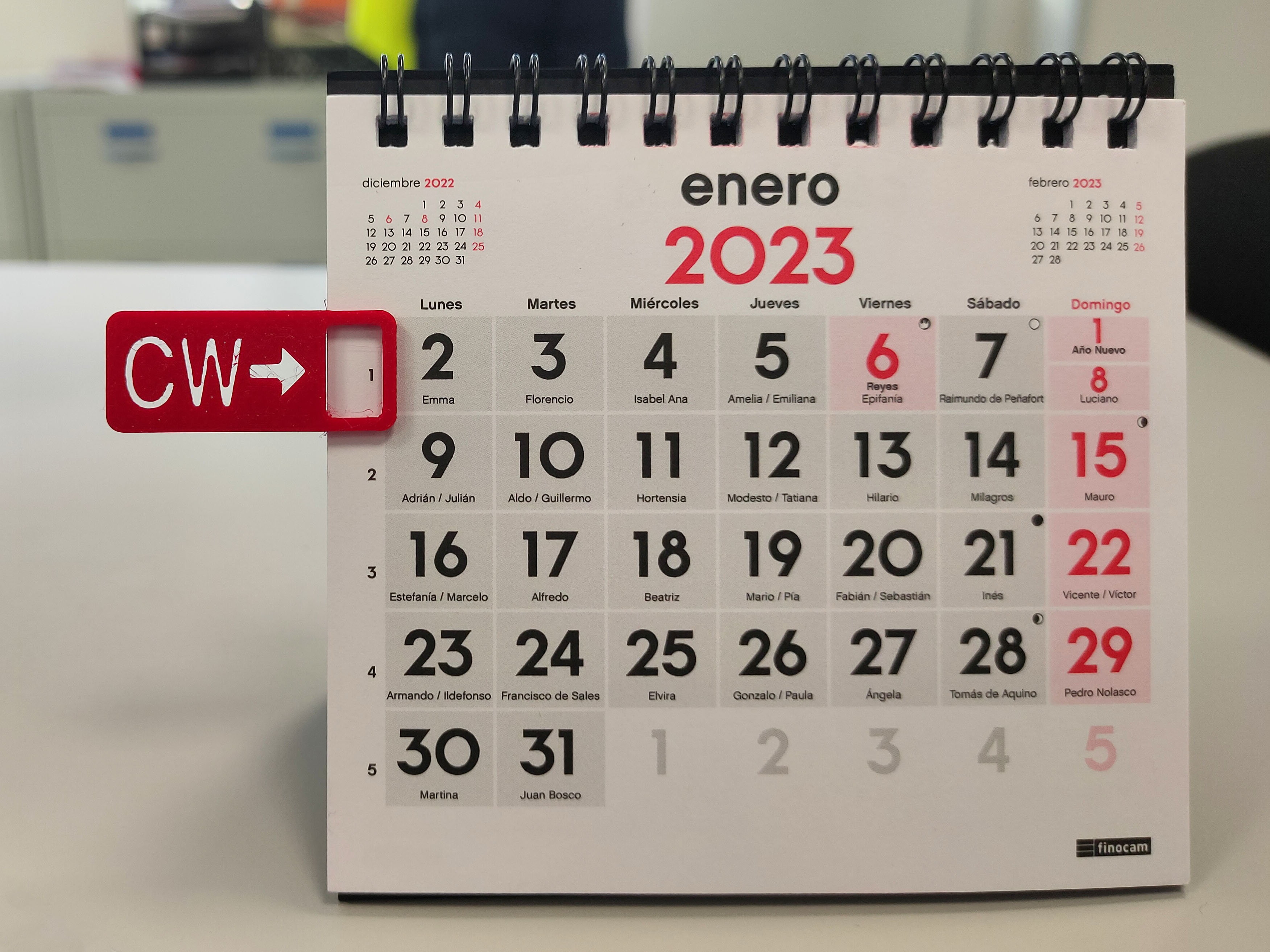 Calendar week indicator by edgar | Download free STL model | Printables.com