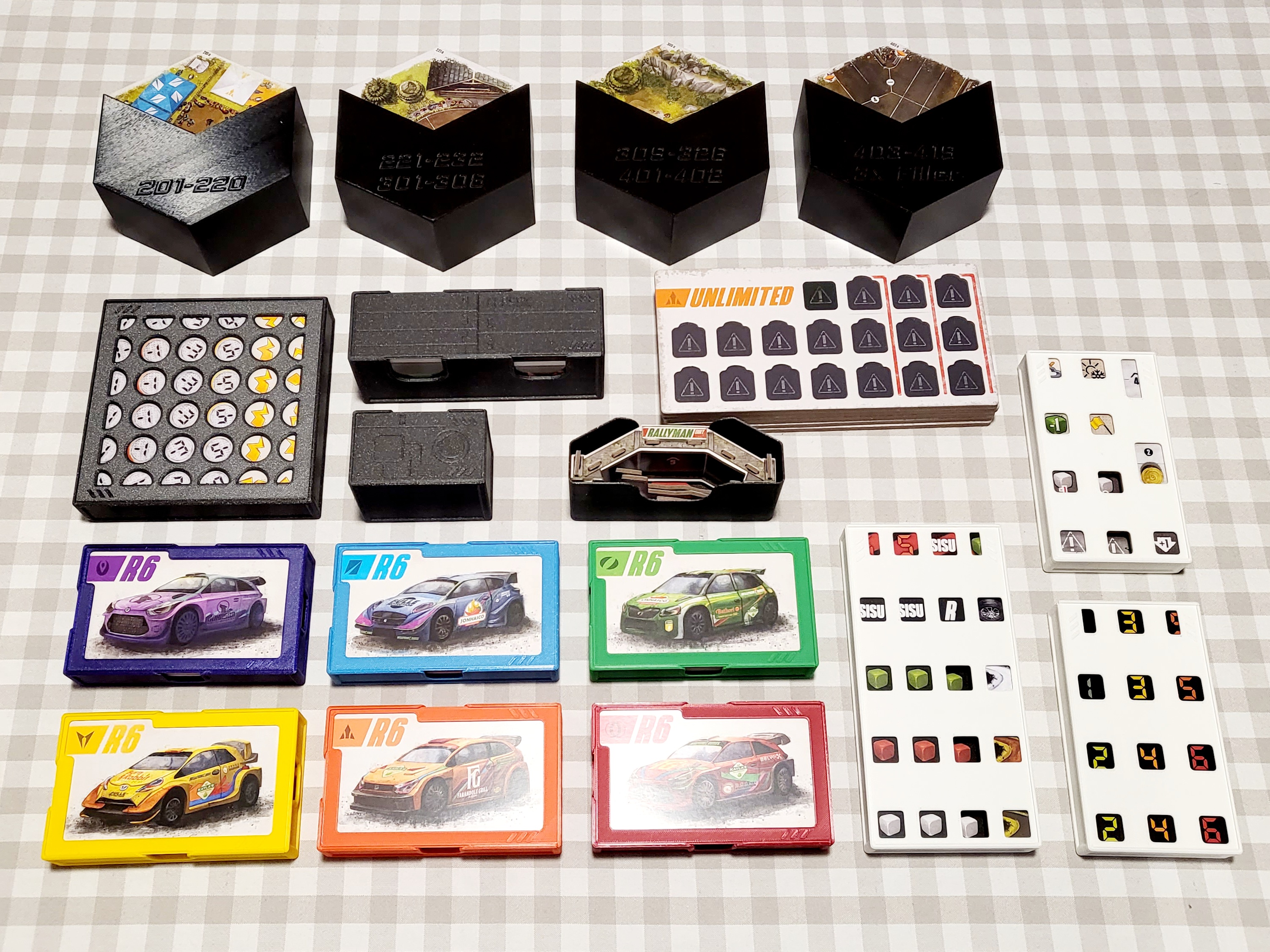 Rallyman DIRT - Box Organizer (incl. all expansions and Kickstarter ...