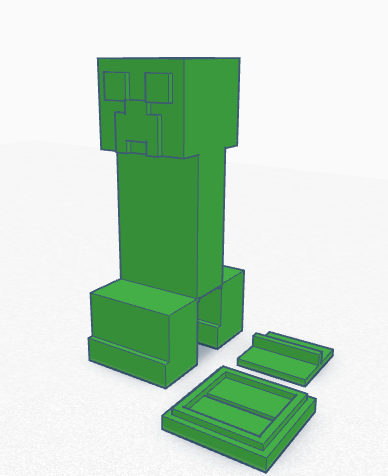 minecraft creeper hucha / caja by Fernando Borras Moreno | Download free STL model | Printables.com