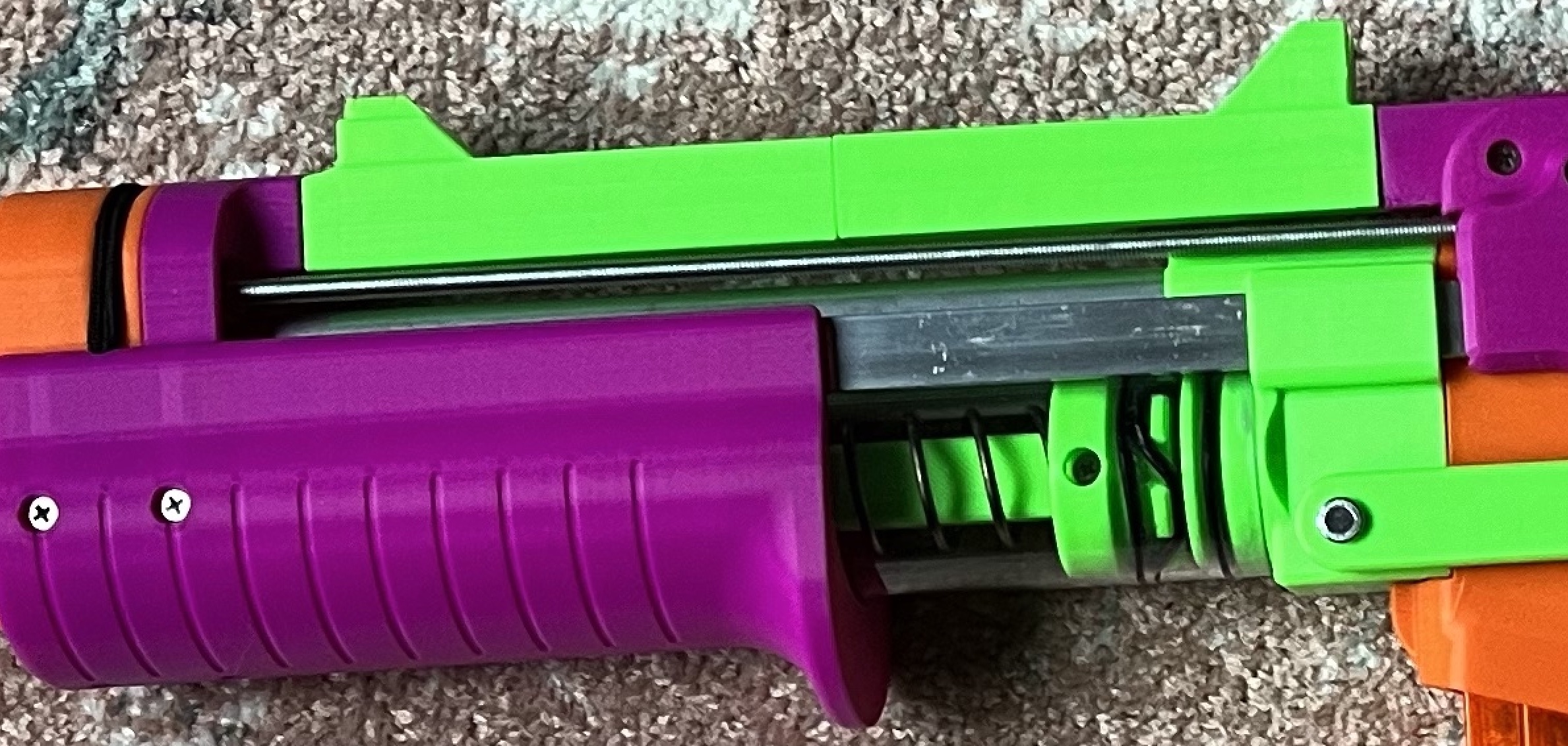 SLAB v4 front and back rails with sights attached by Mark4 | Download ...