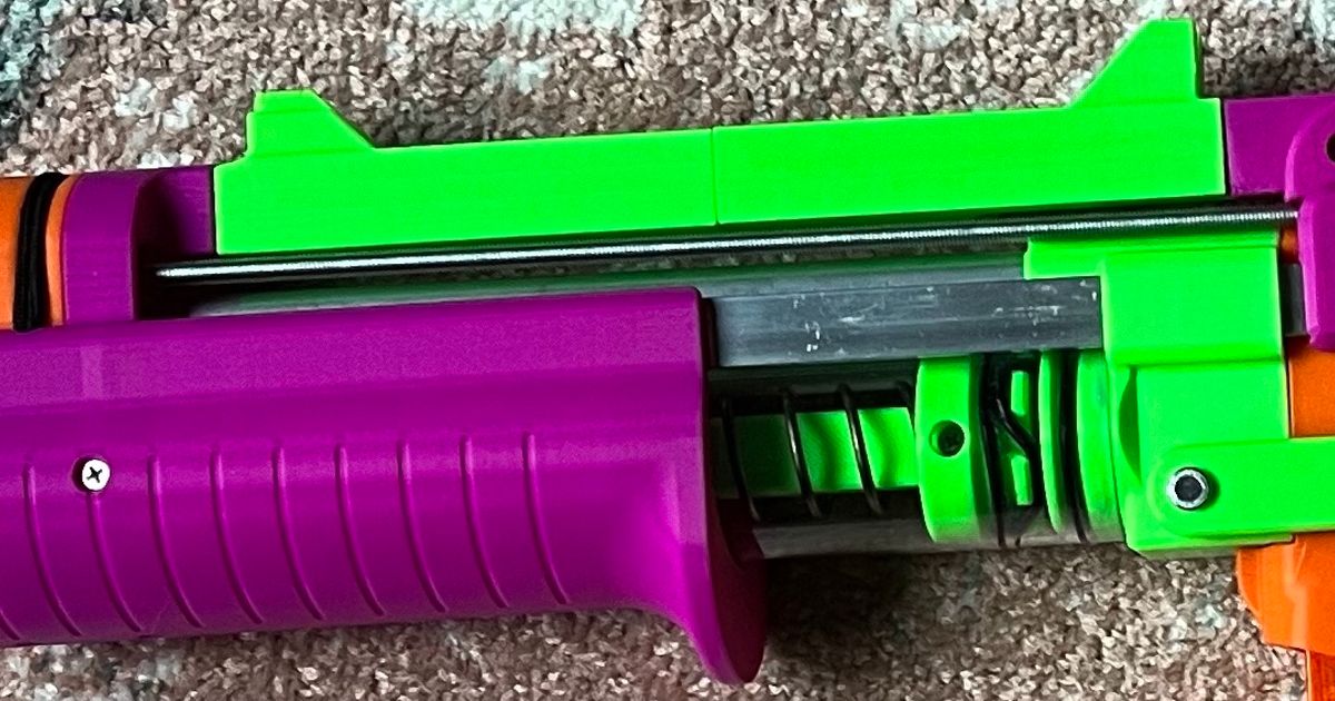 SLAB v4 front and back rails with sights attached by Mark4 | Download ...