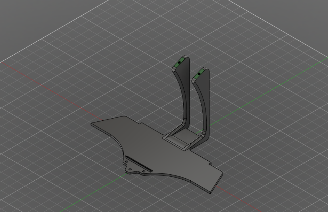 Traxxas 4tec 2.0 Chassis Spoiler Mount by The Computer Armory ...