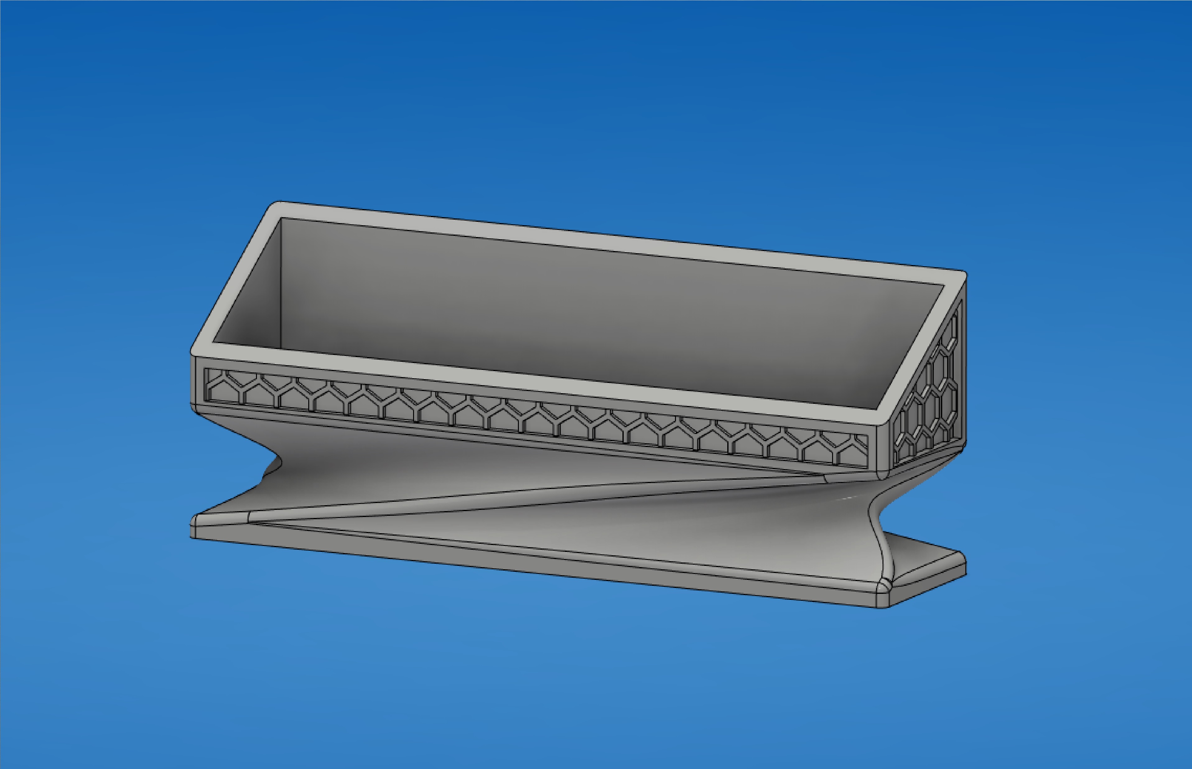 Hexagonal Business Card Holder (With a Twist) by Hooptie | Download ...