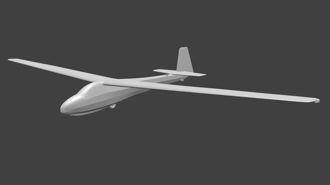 Alexander Schleicher Ka8-b Glider by flok | Download free STL model ...