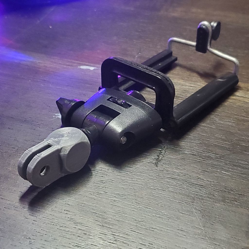 GoPro Bracket Phone Clamp Fusion by Bryan Beyond | Download free STL ...