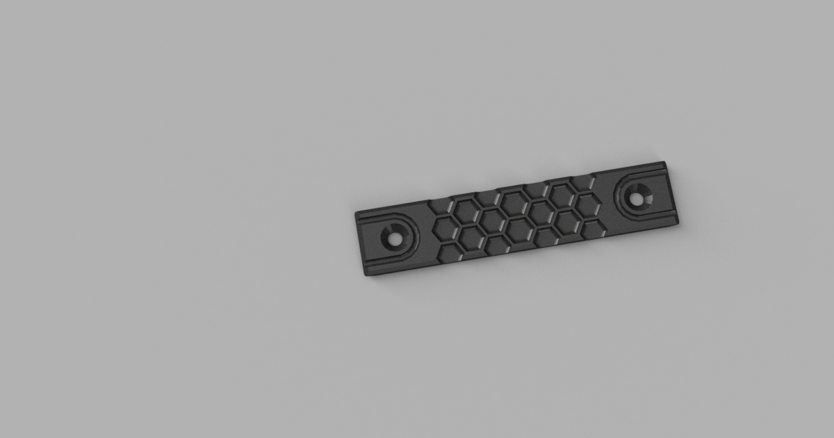 M-LOK Rail Cover - short (flat version) by Eldenroot | Download free ...