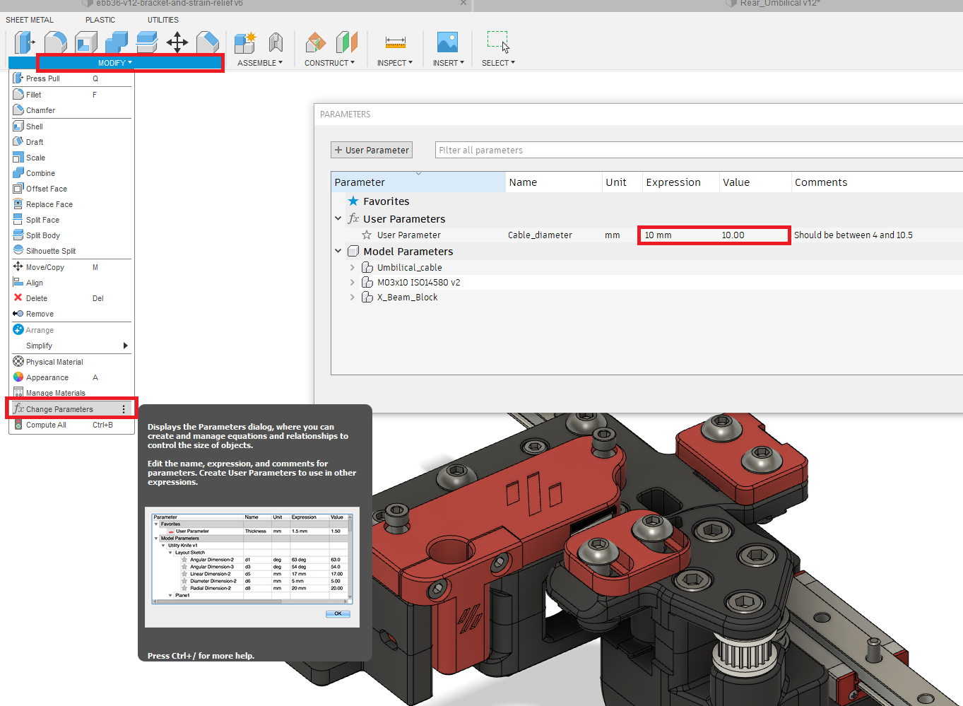 Voron V2 4 Rear Umbilical By Kotvic Download Free Stl Model