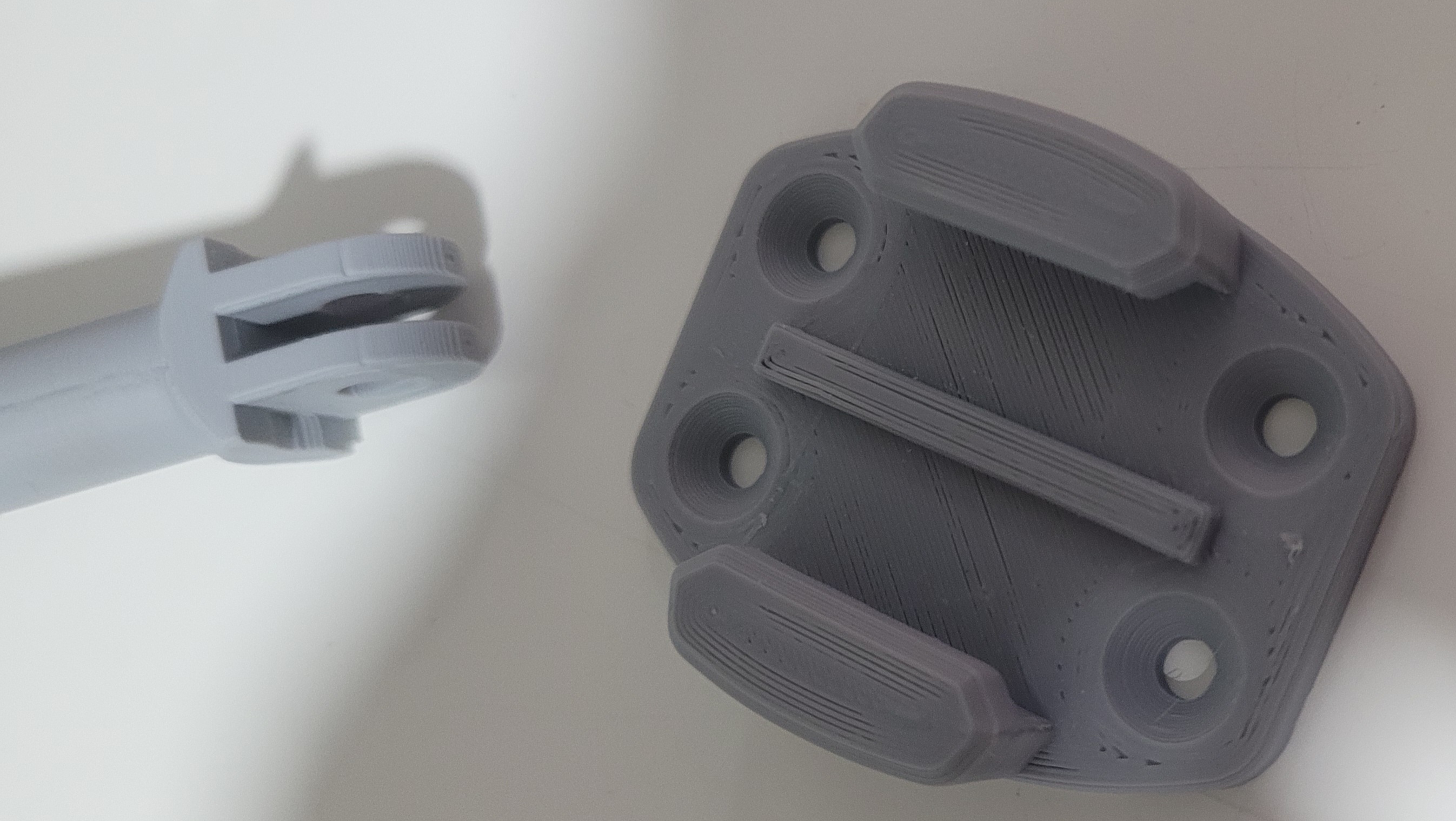 1" ram ball with 4" and 3" extension for go pro mounting by AB ...