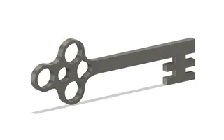 Flexi Skeleton Key by secret_squril | Download free STL model ...