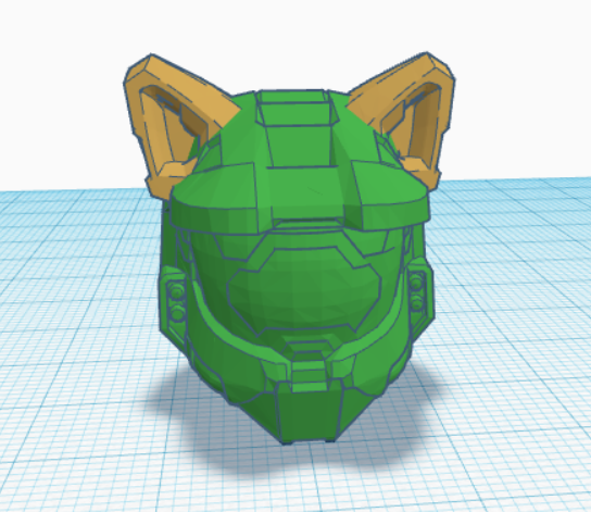 Dwayne "The Rock" John 117 Master Chief Cat Helmet by AbyssEyes ...