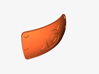 Konoha headband plate by Xavier Marquet | Download free STL model ...