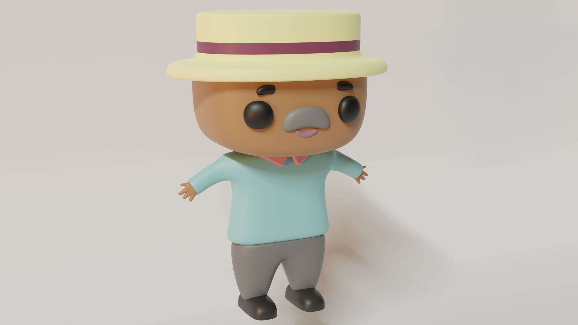 Fingle Dan Keychain by Merk | Download free STL model | Printables.com