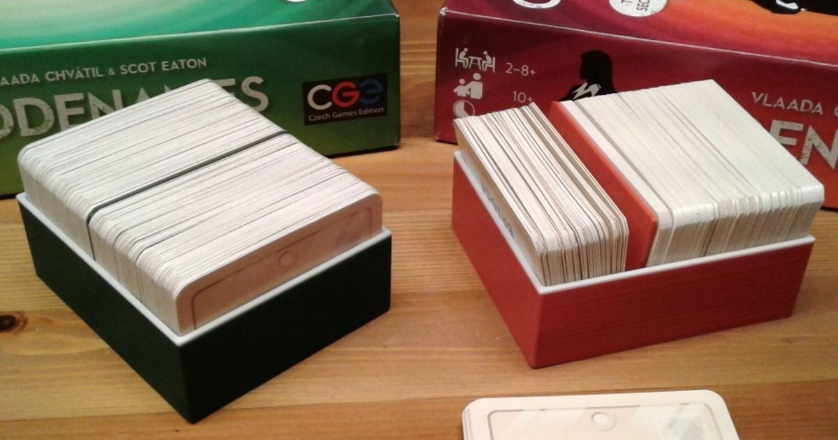 Codenames Card Box and Divider by Spinodal_Zeugma | Download free STL ...