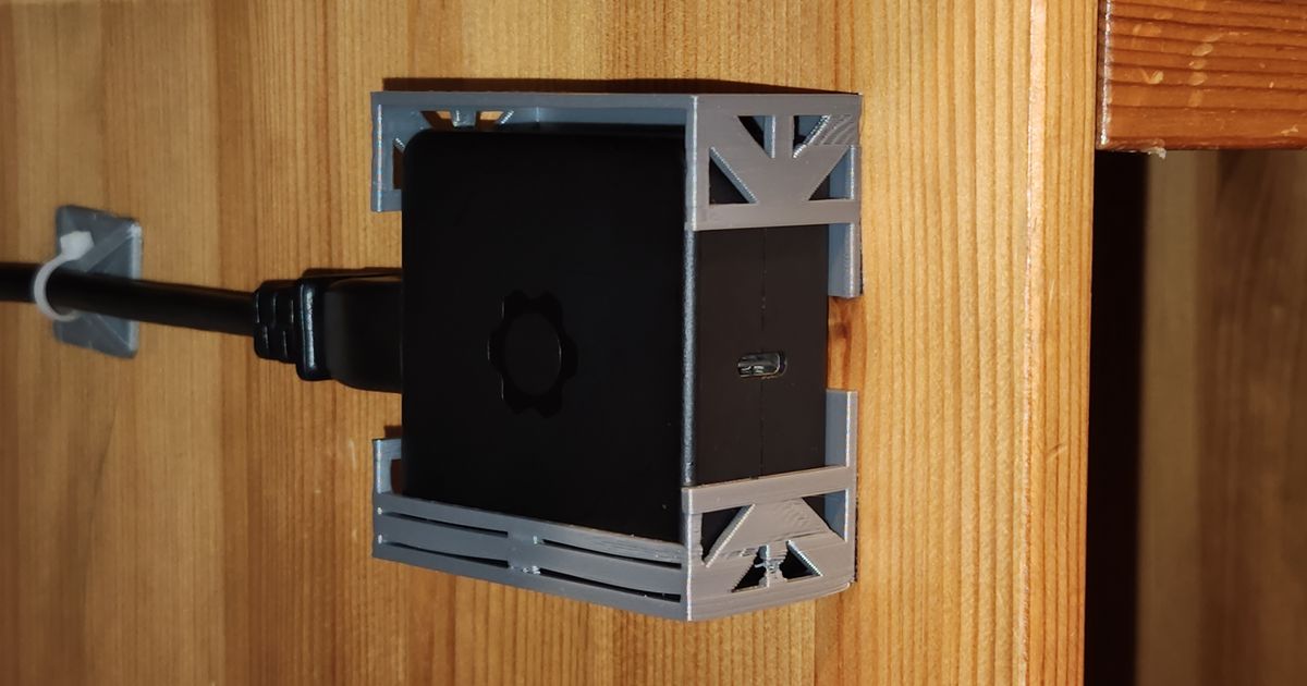 Framework power adapter mount/holder by DimplyKitten824 | Download free STL model | Printables.com