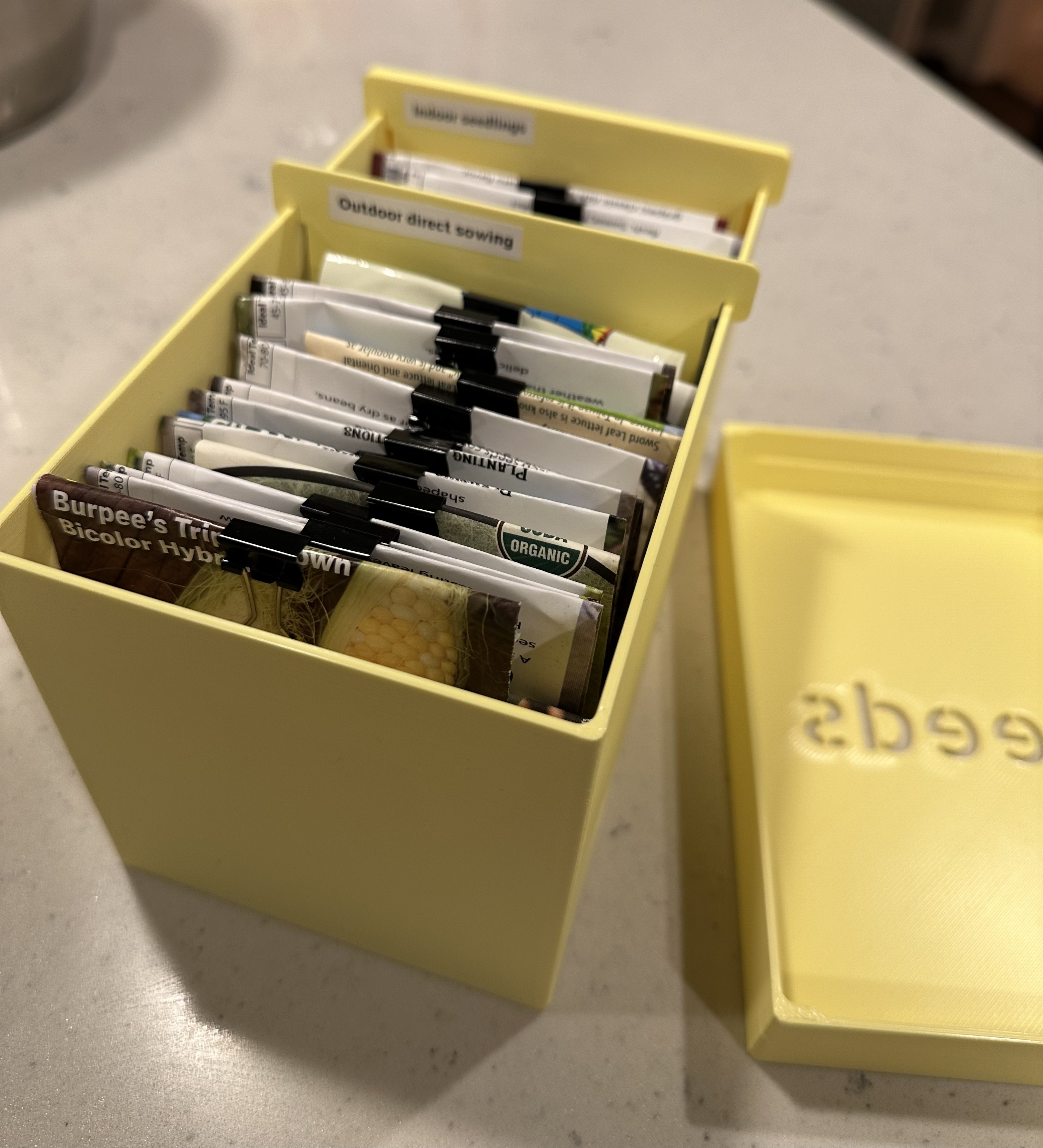 Seeds Organizer by Yoann | Download free STL model | Printables.com