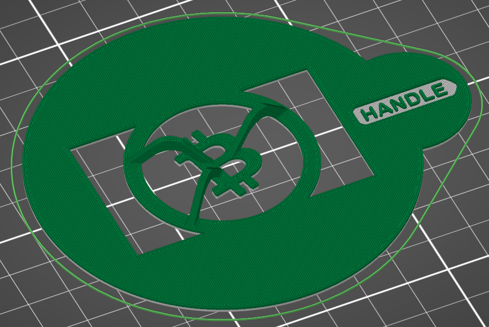 Original BCHino Coffee Stencil Bitcoin Cash by Paul | Download free STL ...