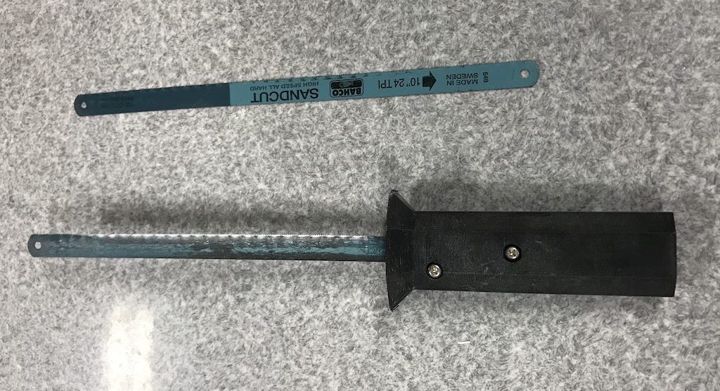 Hacksaw Katana Handle by Sknown | Download free STL model | Printables.com