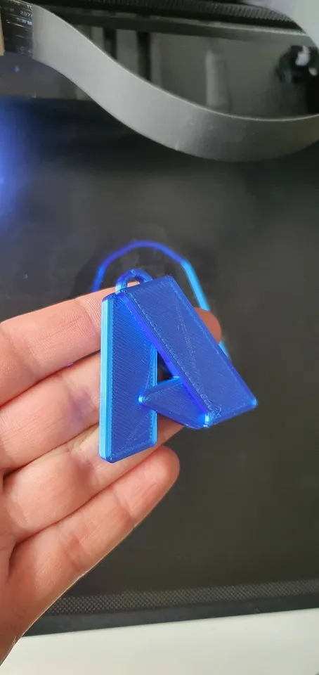 Azure Keychain by 3DGeex | Download free STL model | Printables.com
