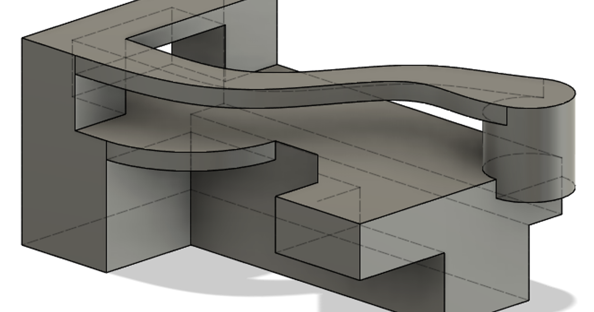 Overhang and Bridging Test Model von Layershift3d | Kostenloses STL ...