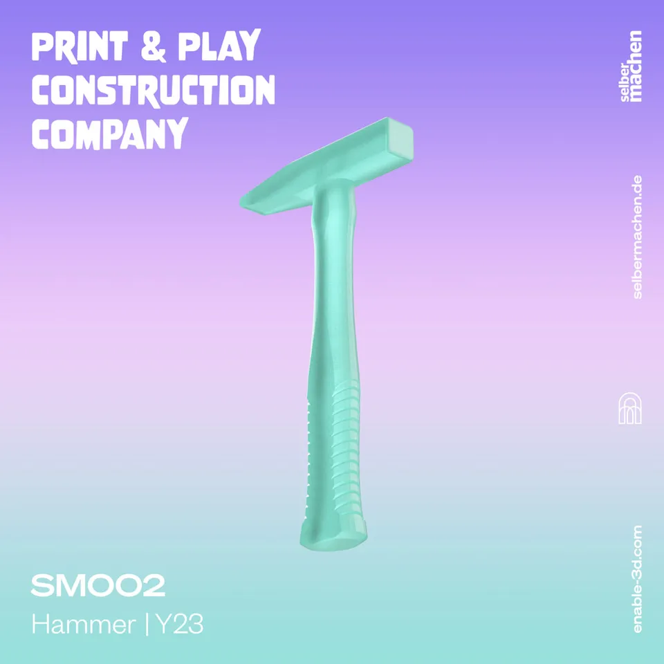 Hammer Toy for Children I SM002 by Enable 3D | Download free STL model ...