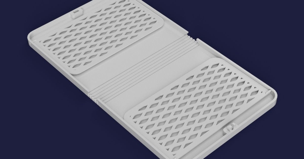 Foldable surgical mask case by Acho3D | Download free STL model ...