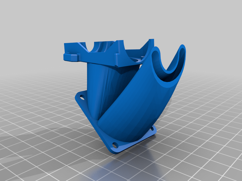 2 in 1 Fan duct for the "Monoprice Select Mini GT2 Carriage for E3Dv6 ...