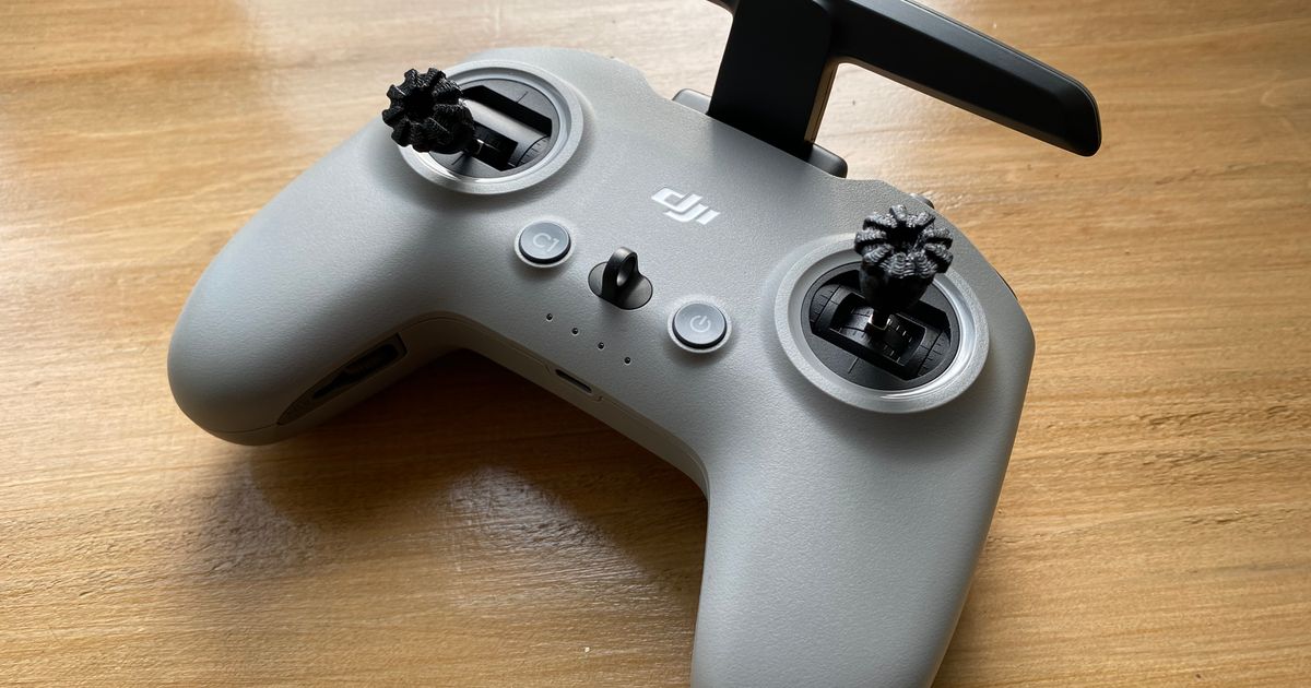 DJI FPV Remote Controller 2 Stick extenders by BanditFPVprints ...