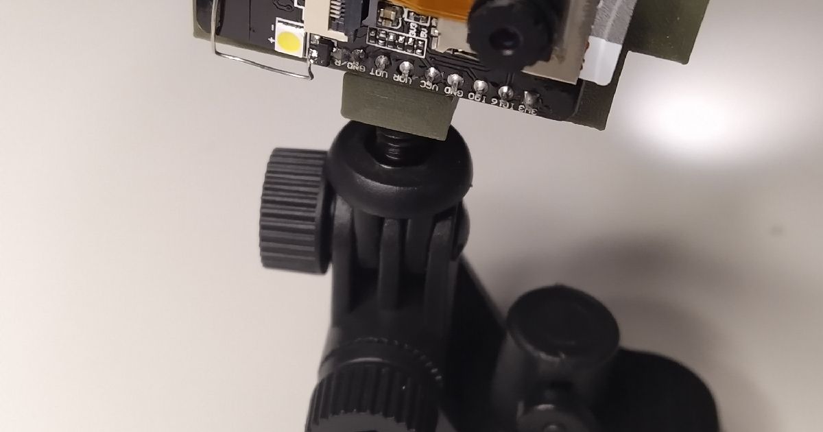 ESP32-CAM-Holder_v4 by pklosko | Download free STL model | Printables.com
