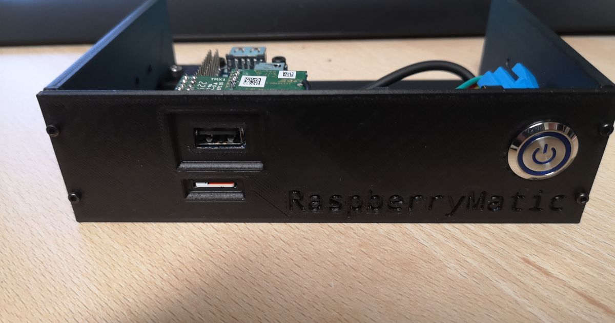Raspberry Pi Zero Case for 5,25" Bay by M S | Download free STL model ...