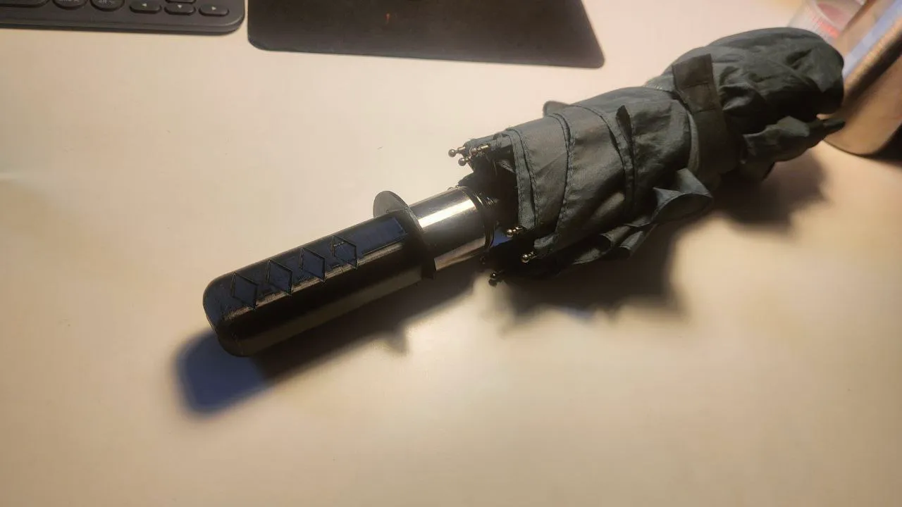 katana umbrella handle by Fr3d | Download free STL model | Printables.com