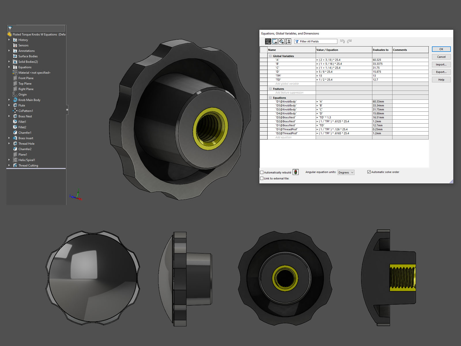 Torque Knobs by EA3D | Download free STL model | Printables.com
