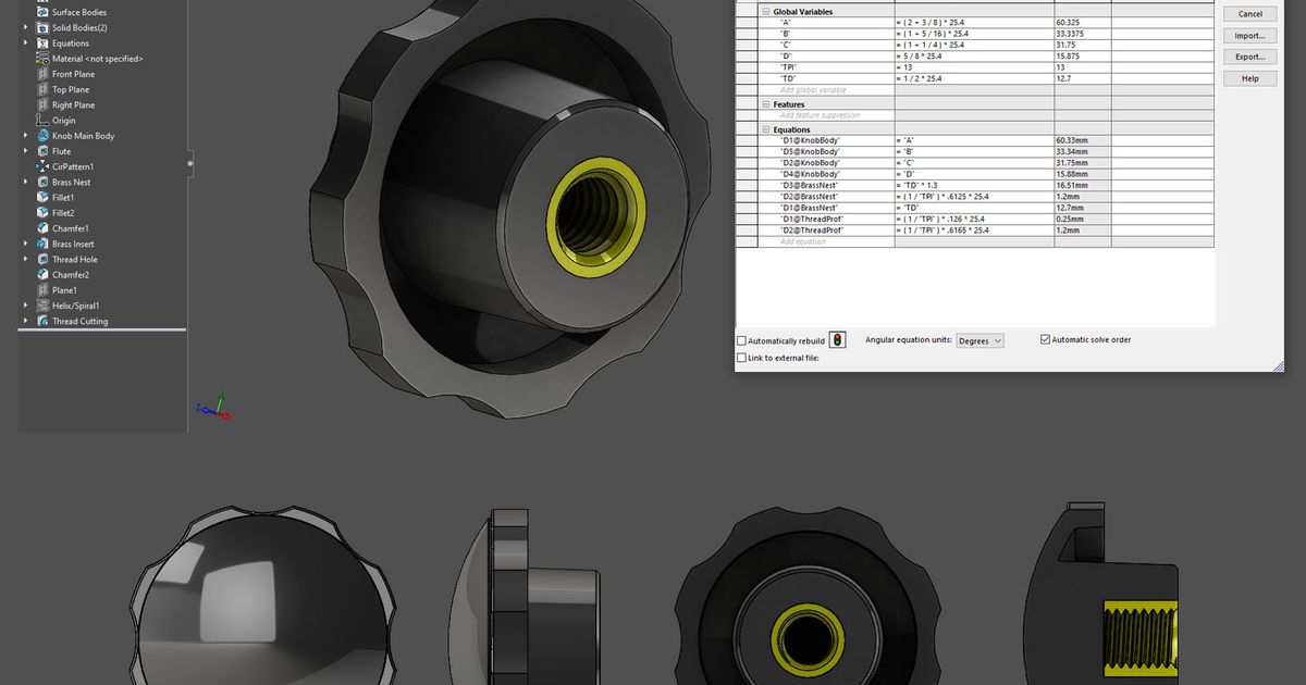 Torque Knobs by EA3D | Download free STL model | Printables.com