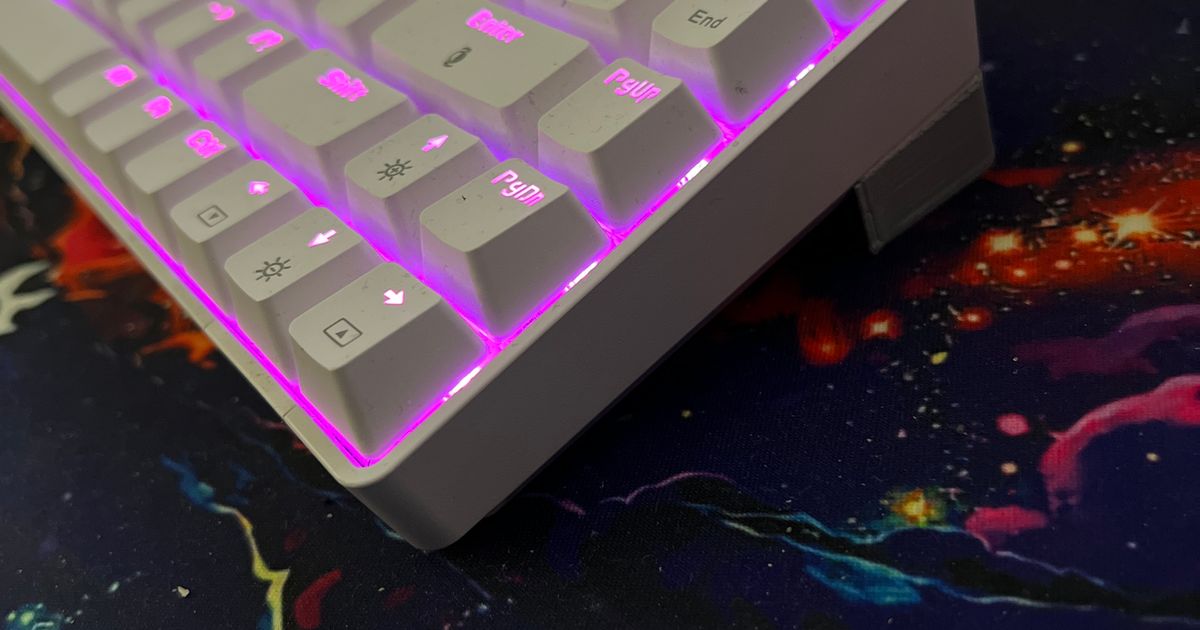 Keyboard Riser (model: AJAZZ K685T) by adp97 | Download free STL model ...