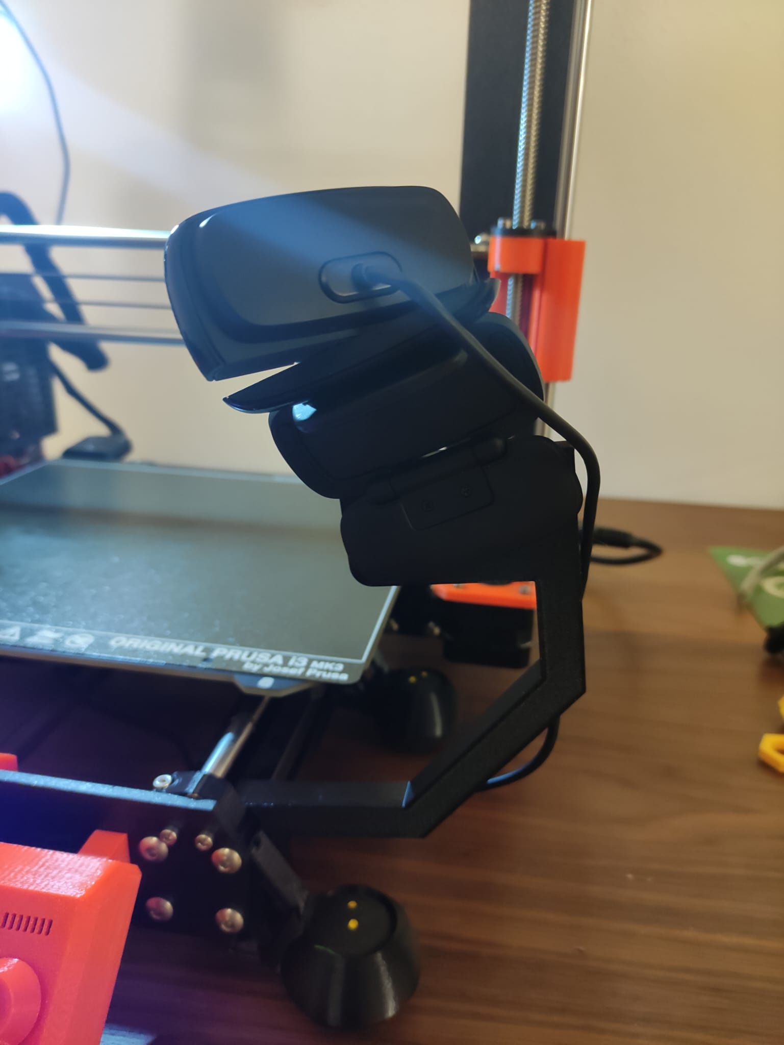 Logitech c615 cam mount prusa printer by MrPommes651 | Download free ...