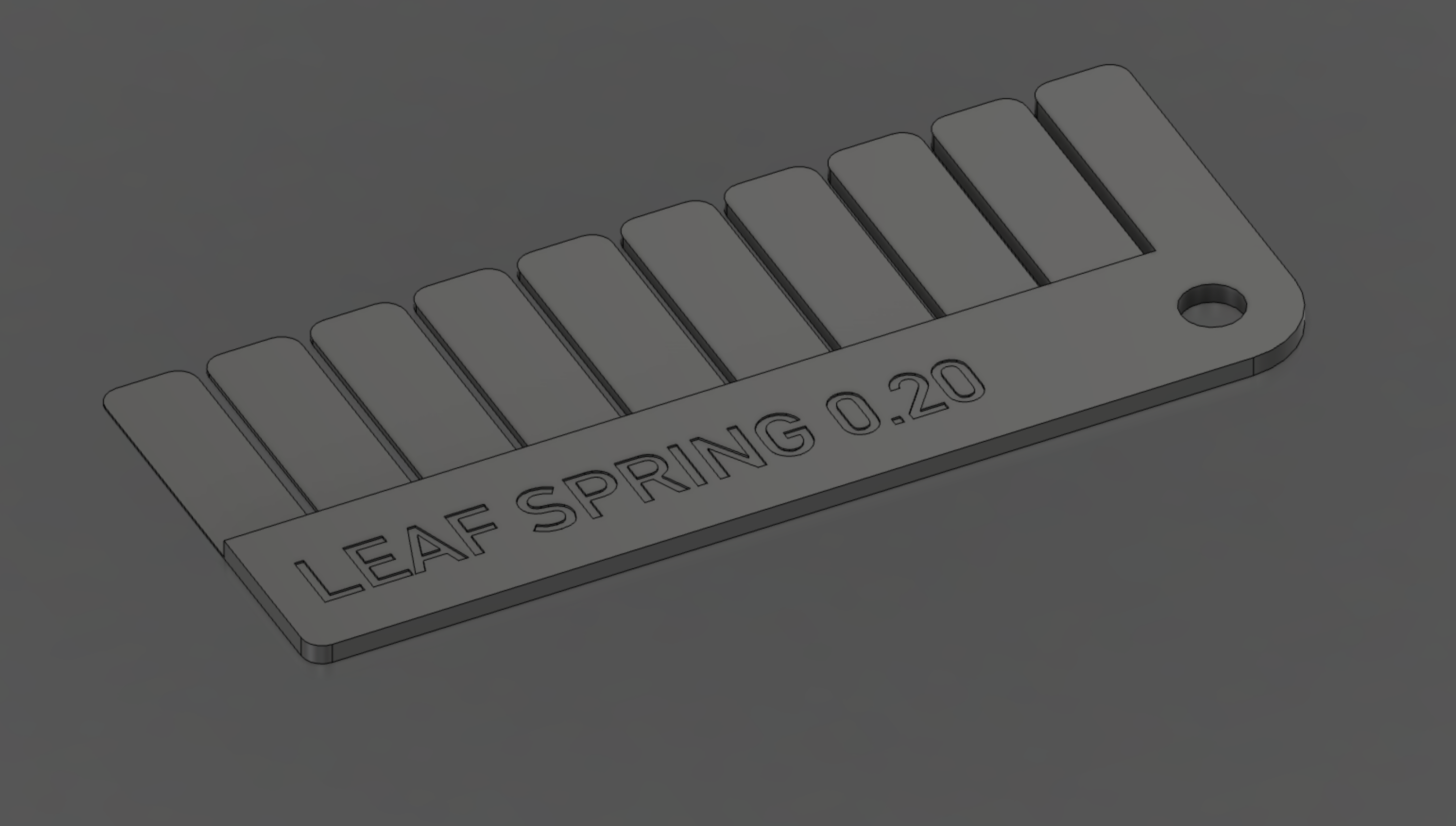 Material thickness leaf spring test 0.15 & 0.20mm by XNDR | Download ...