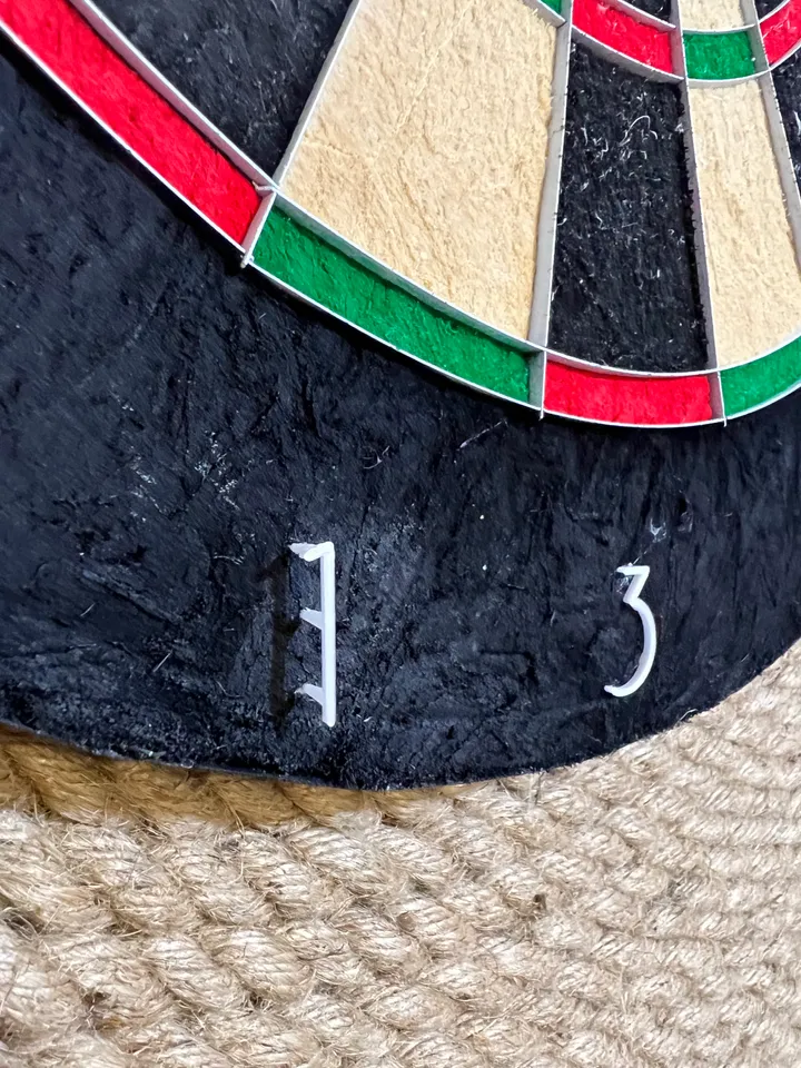 push pin Dartboard Numbers by zoster.ar | Download free STL model | Printables.com