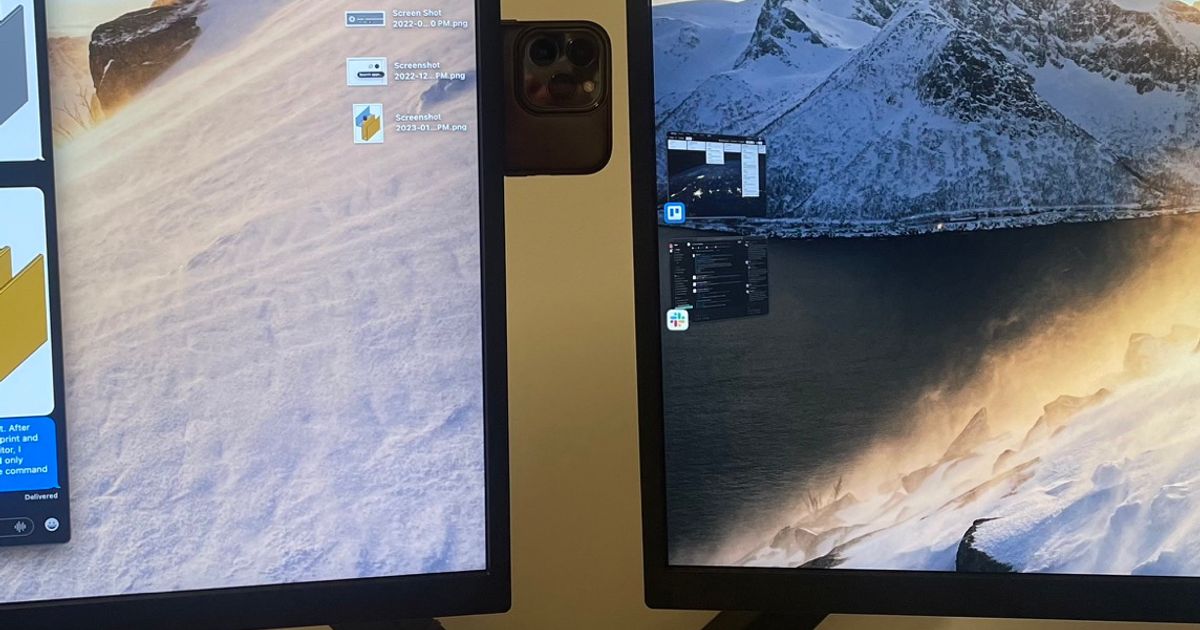 WIP: Continuity Camera side-mount - no MagSafe required by blakek ...