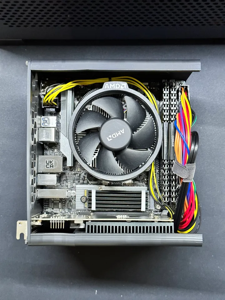 ITX PC cube case with sfx PSU by Erer2001 | Download free STL model ...